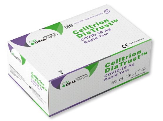 Celltrion Diatrust Covid-19 Rapid Antigen Test Kit www.LaserPlusImaging.com