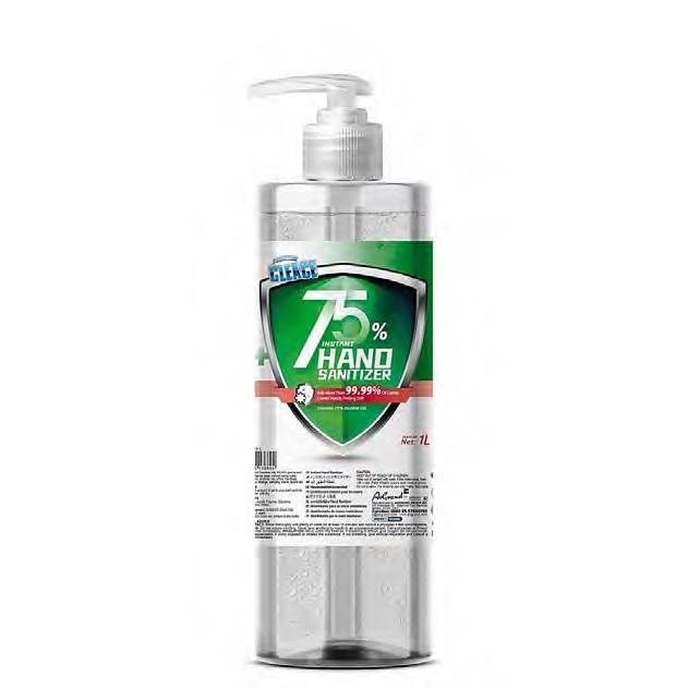1 Liter Gel Sanitizer with Pump www.LaserPlusImaging.com
