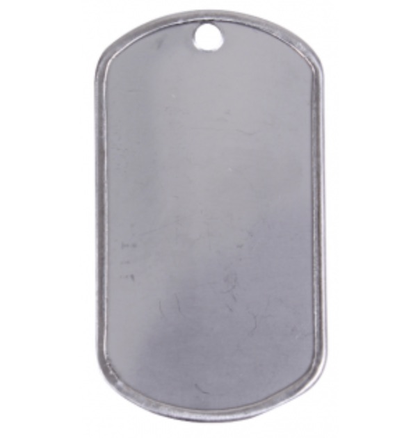 Blank Dog Tag www.LaserPlusImaging.com